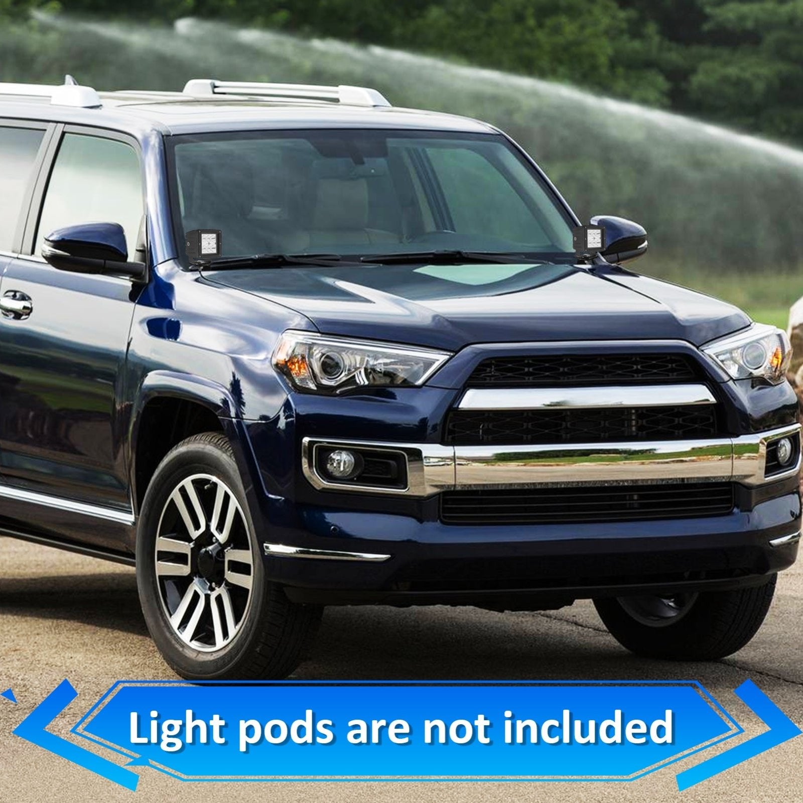2010-2021 Toyota Tundra 4Runner Front Windshield A-Pillar Fog Light Po ...