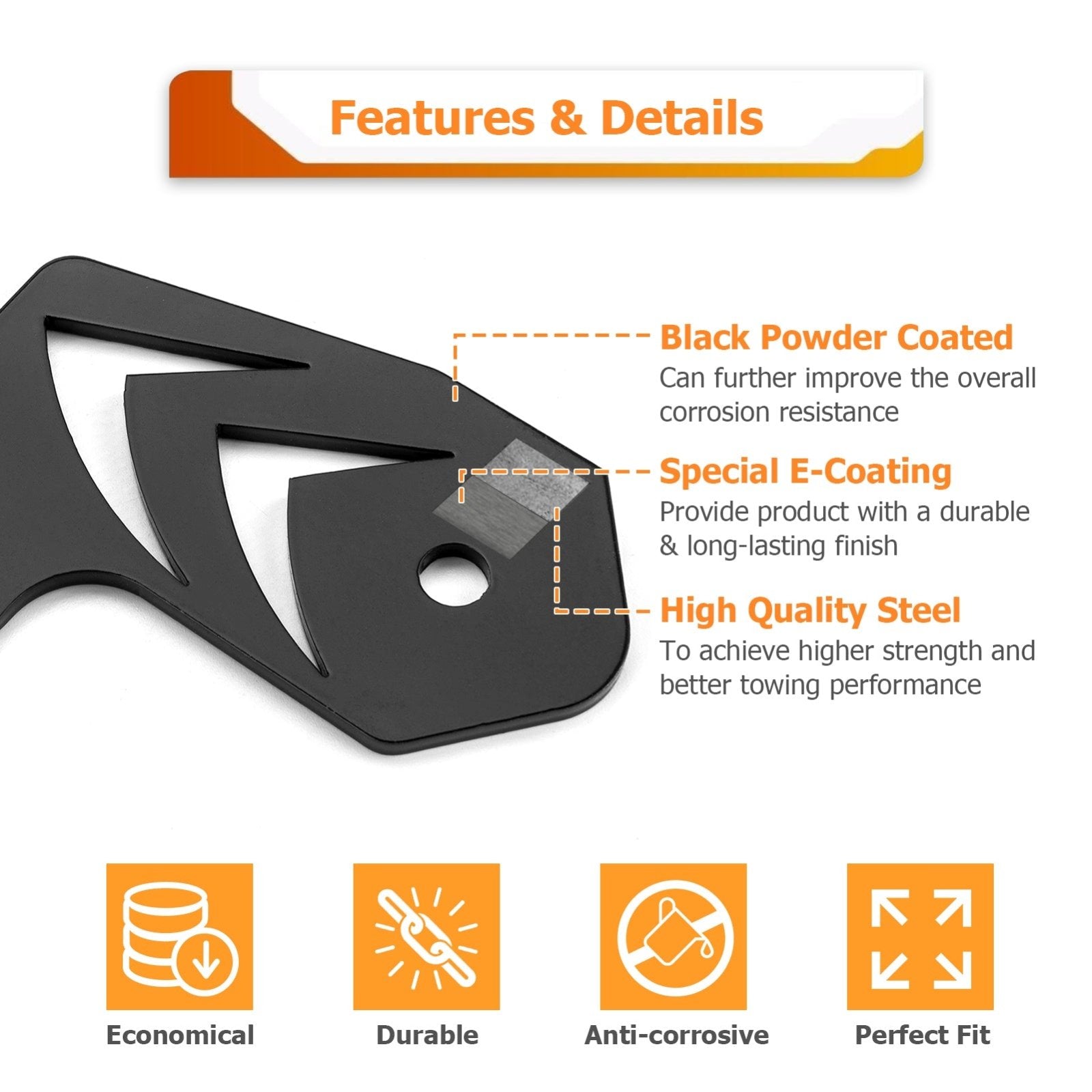 2022-2025 Polaris RZR Pro R 2/4 UTV Rear Tail Amber White 32" Straight ...