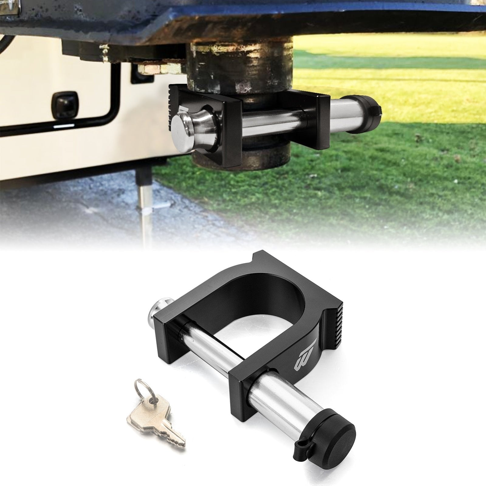 5th Wheel Trailer Lock for 2-Inch King Pin | Acid Pickling and Anodizi ...
