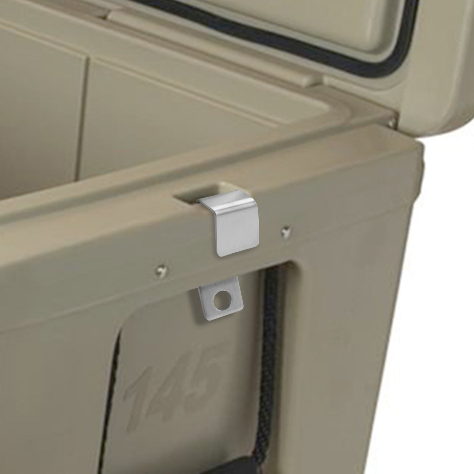 Steel Cooler Lock Bracket Tie Down Mount for Yeti/RTIC/Ozark/Orca Cool ...