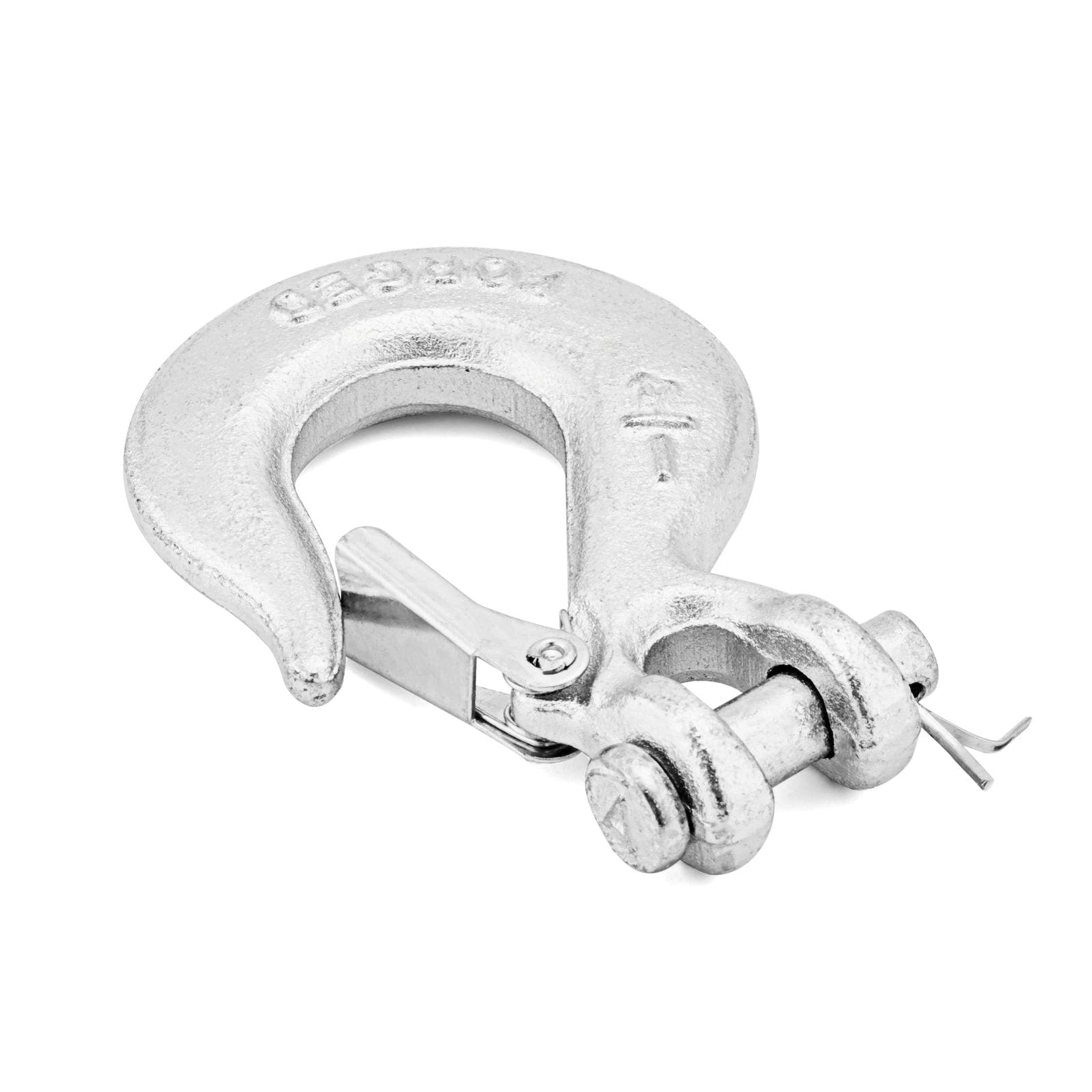 1/4" Grade 70 Steel Winch Clevis Slip Hook w/ Safety Latch for UTV ATV ...