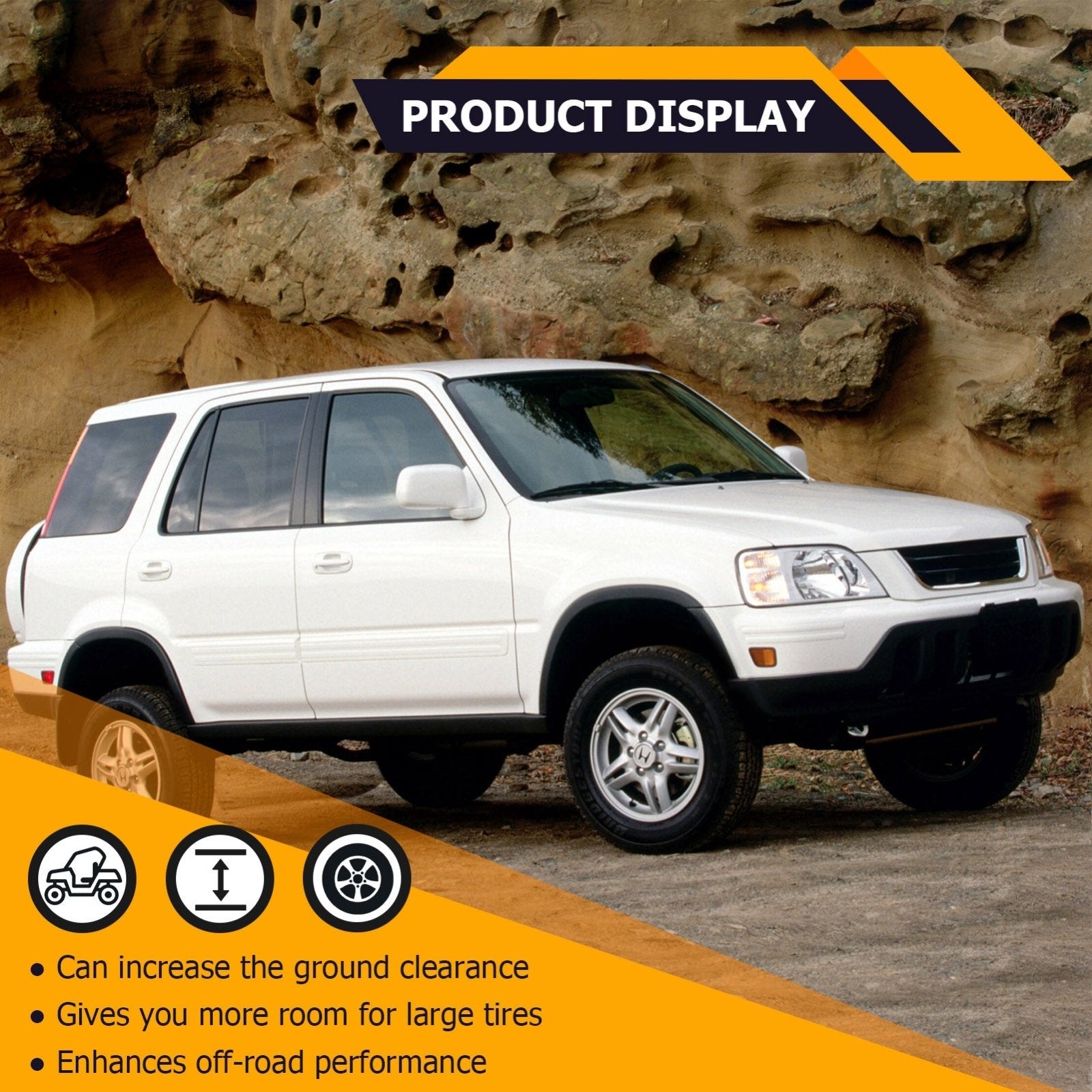 1997-2001 Honda 1st Gen CR-V 4WD 4x4 2WD 4x2 Heavy Duty Steel Front ...
