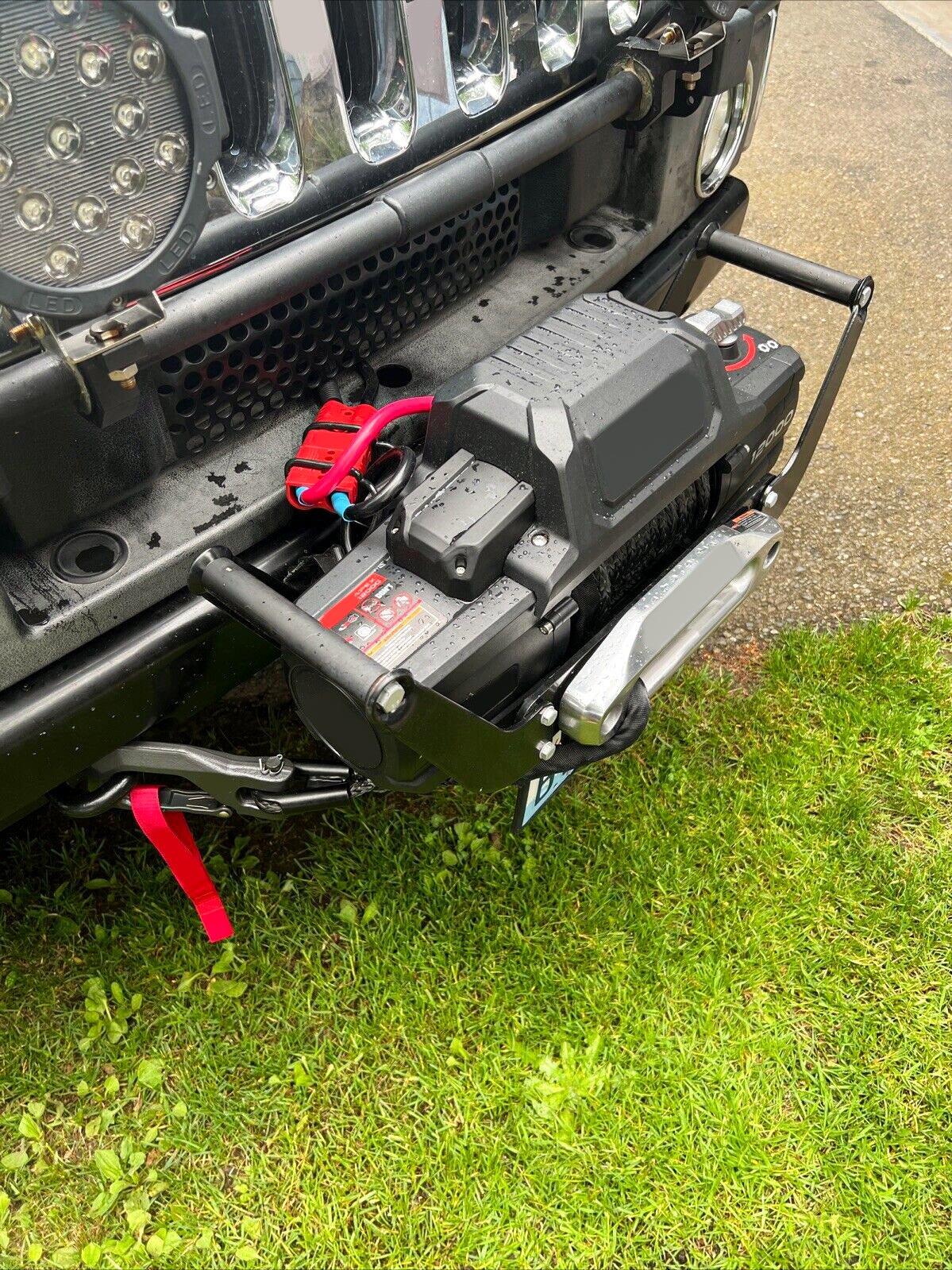 2-4 Gauge Battery Quick Connect Winch Trailer Disconnect Wire Plug Rec ...