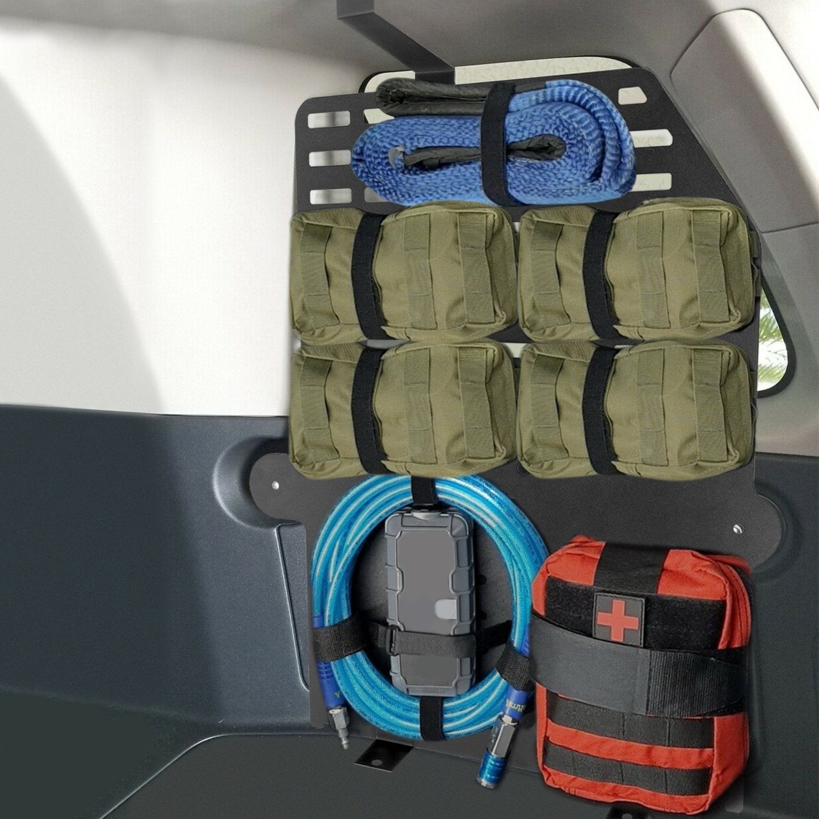 2007-2014 Toyota FJ Cruiser Driver Side Molle Panel Rack Storage Organ ...