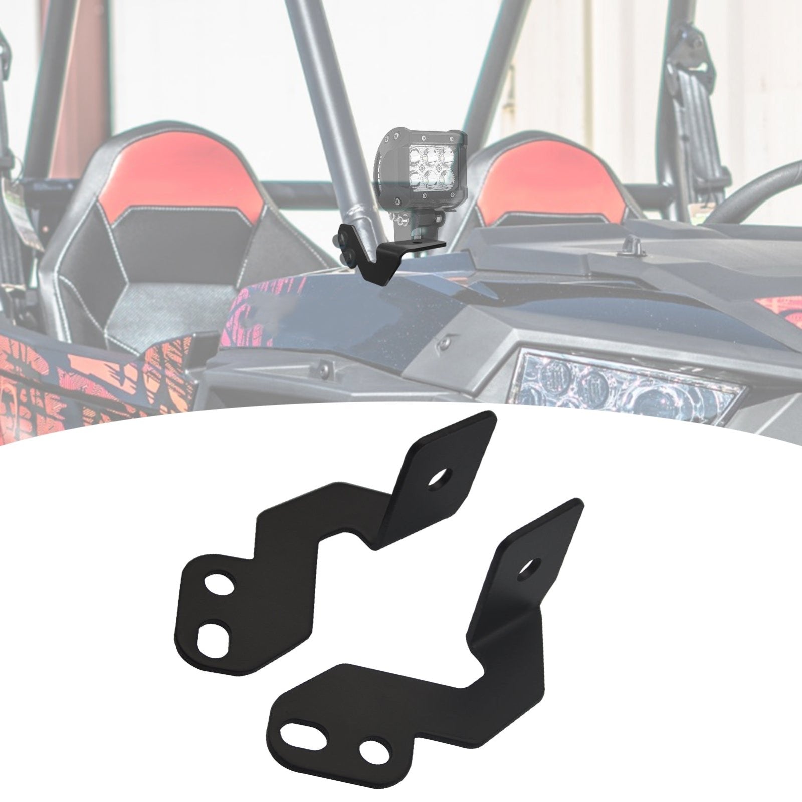 2014-2023 Polaris RZR XP1000 900 800 A Pillar Light Pod Mount Bracket ...