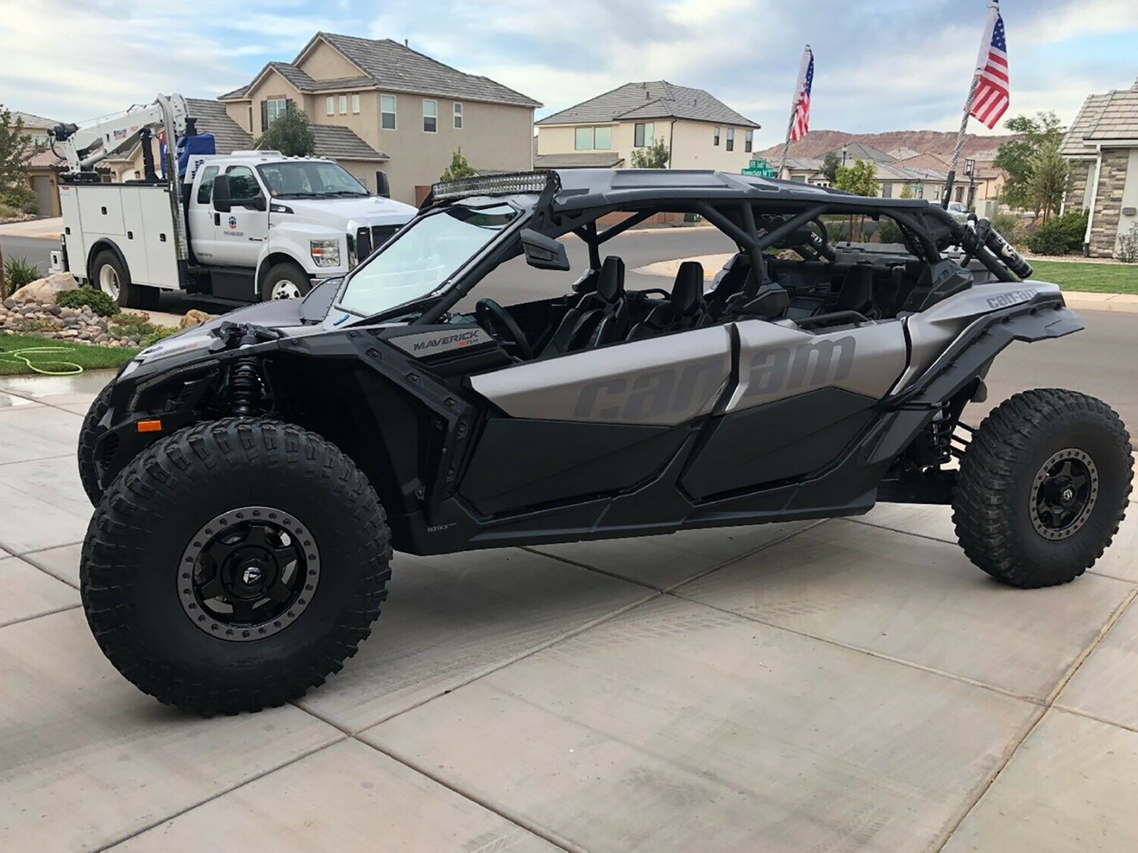 2017-2024 Can-am Maverick X3 Max MR Break Away Rear Racing Side View M ...