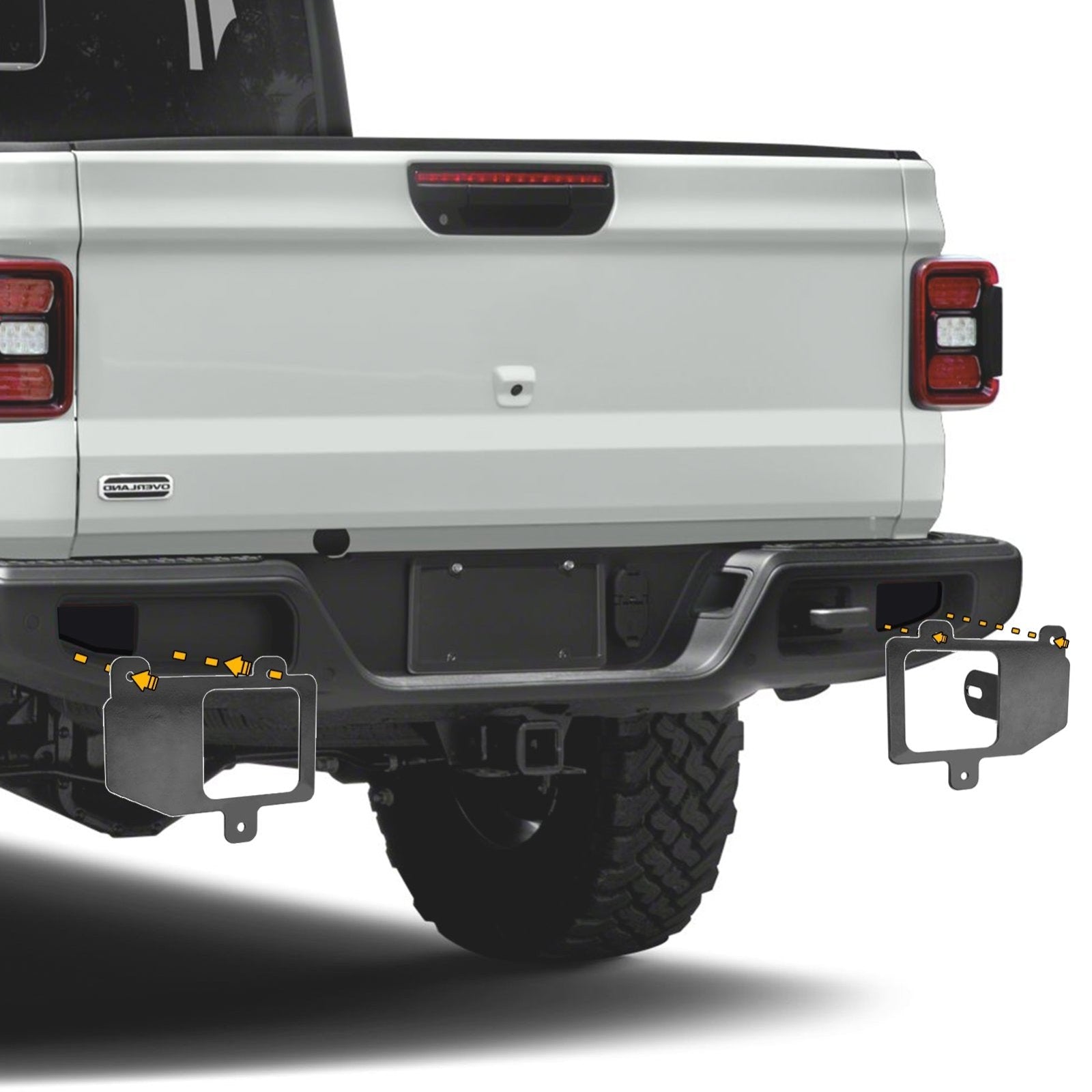2020-2024 Jeep Gladiator Rear Reverse Light Mount Bracket No Drilling ...