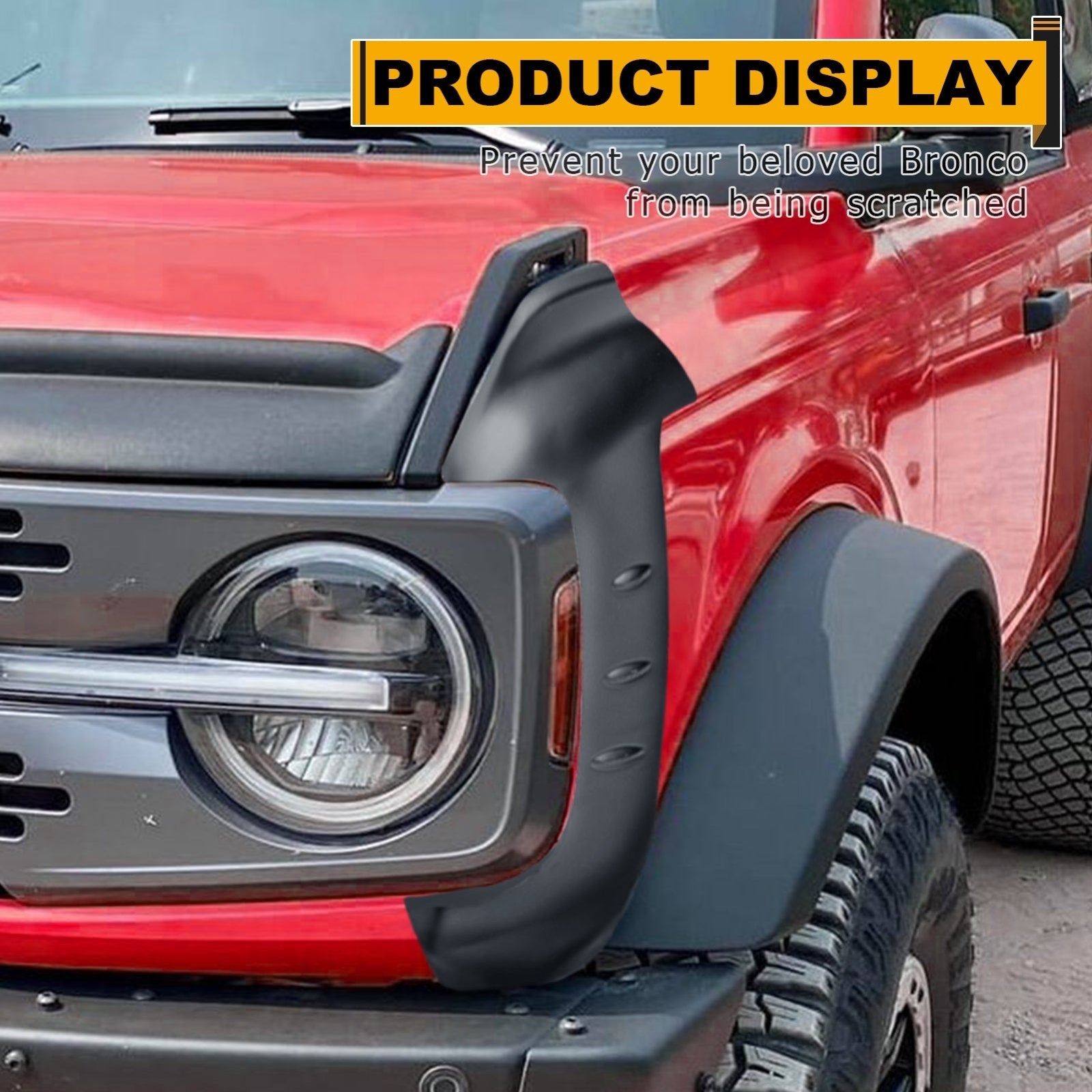 2021-2023 Ford Bronco 2/4 Door Front Corner Protector Edge Guard | Weisen