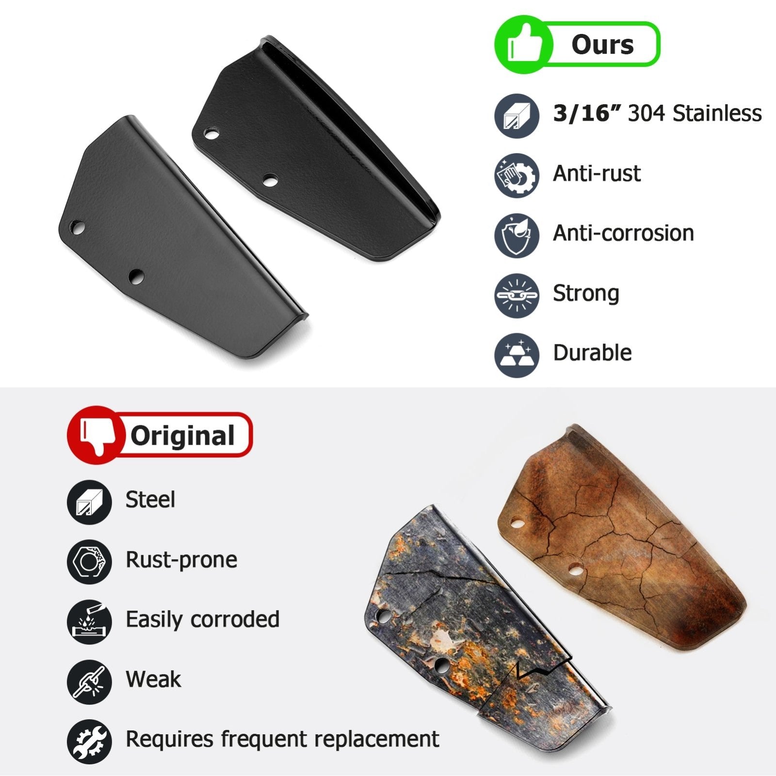 2022+ Polaris RZR Pro R / RZR Turbo R No Drill Heavy Duty Stainless St ...