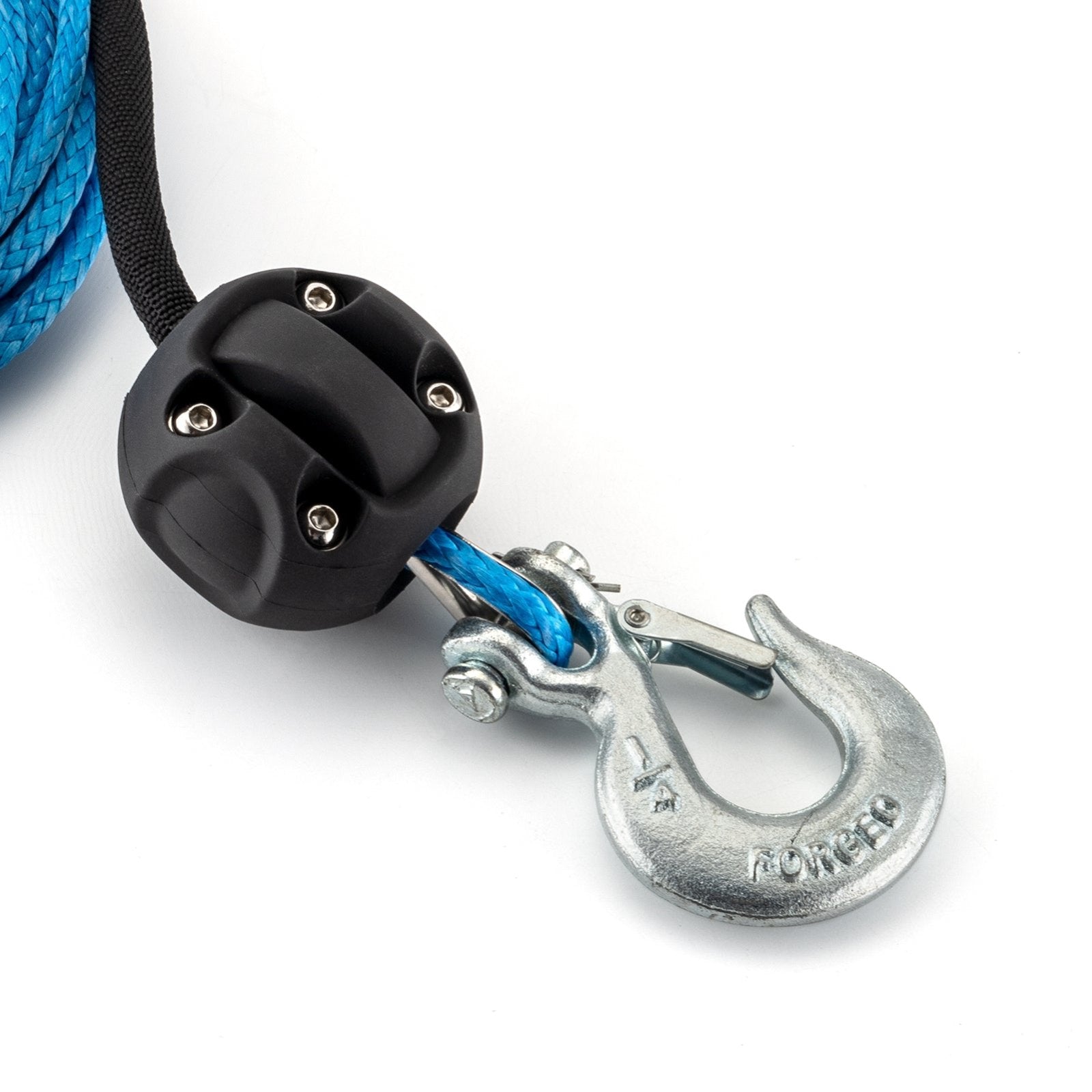 ATV UTV 3/16" x 50' 7000LBs Synthetic Winch Line Cable Rope Clevis Sli ...