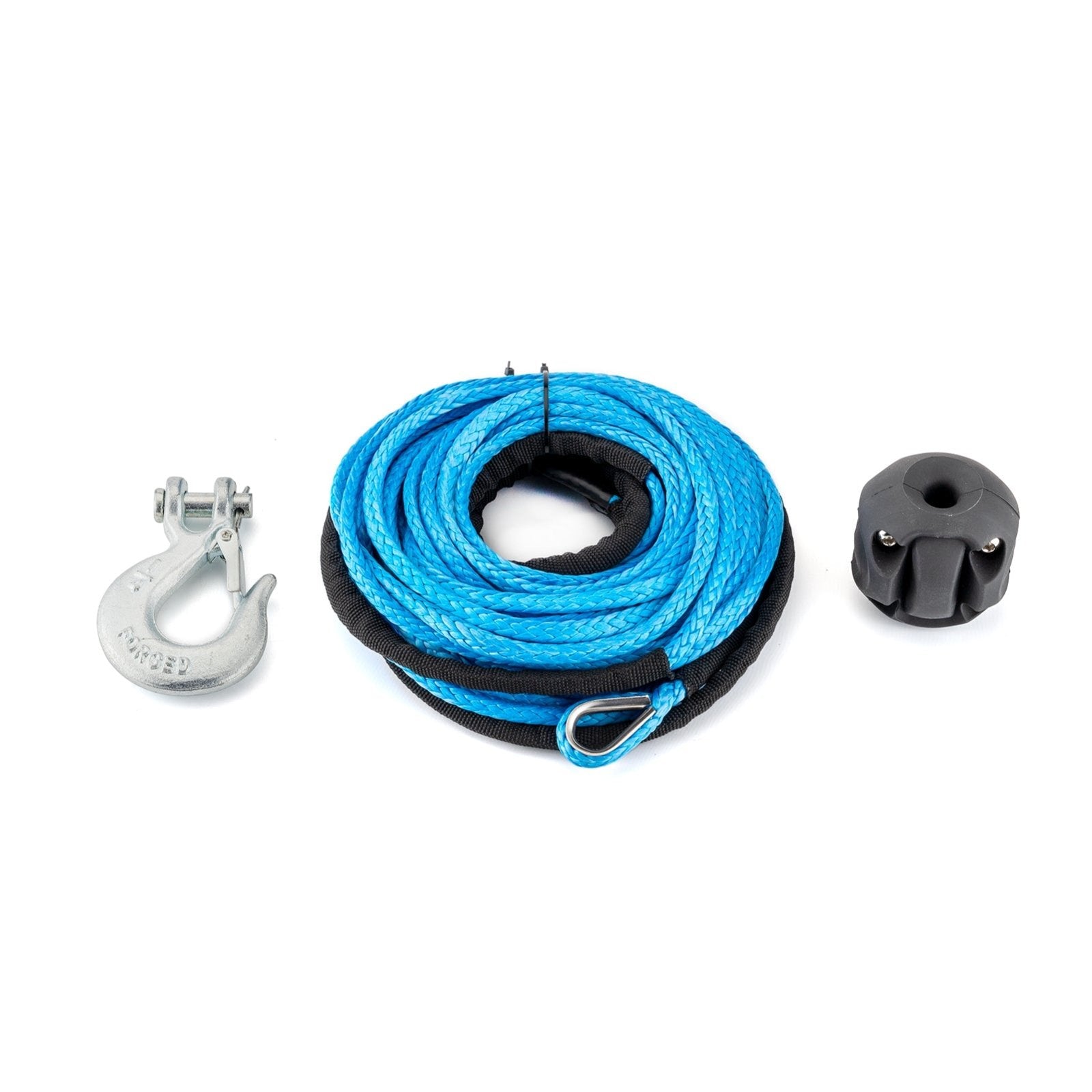 ATV UTV 3/16" x 50' 7000LBs Synthetic Winch Line Cable Rope Clevis Sli ...