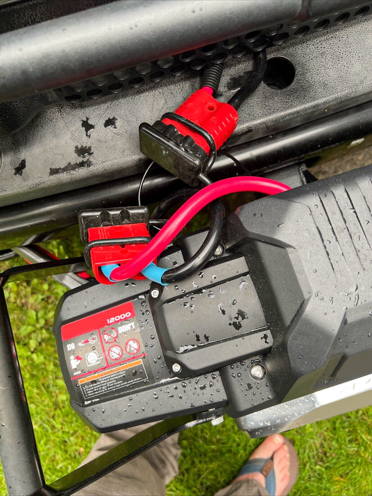 Battery Quick Connect Disconnect Electrical Plug Kit - 2-4 Gauge Winch ...