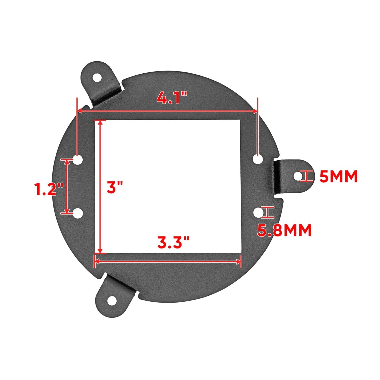 Can-Am Outlander Max L 400 450 500 570 Headlight Coversion Bezel Brack ...