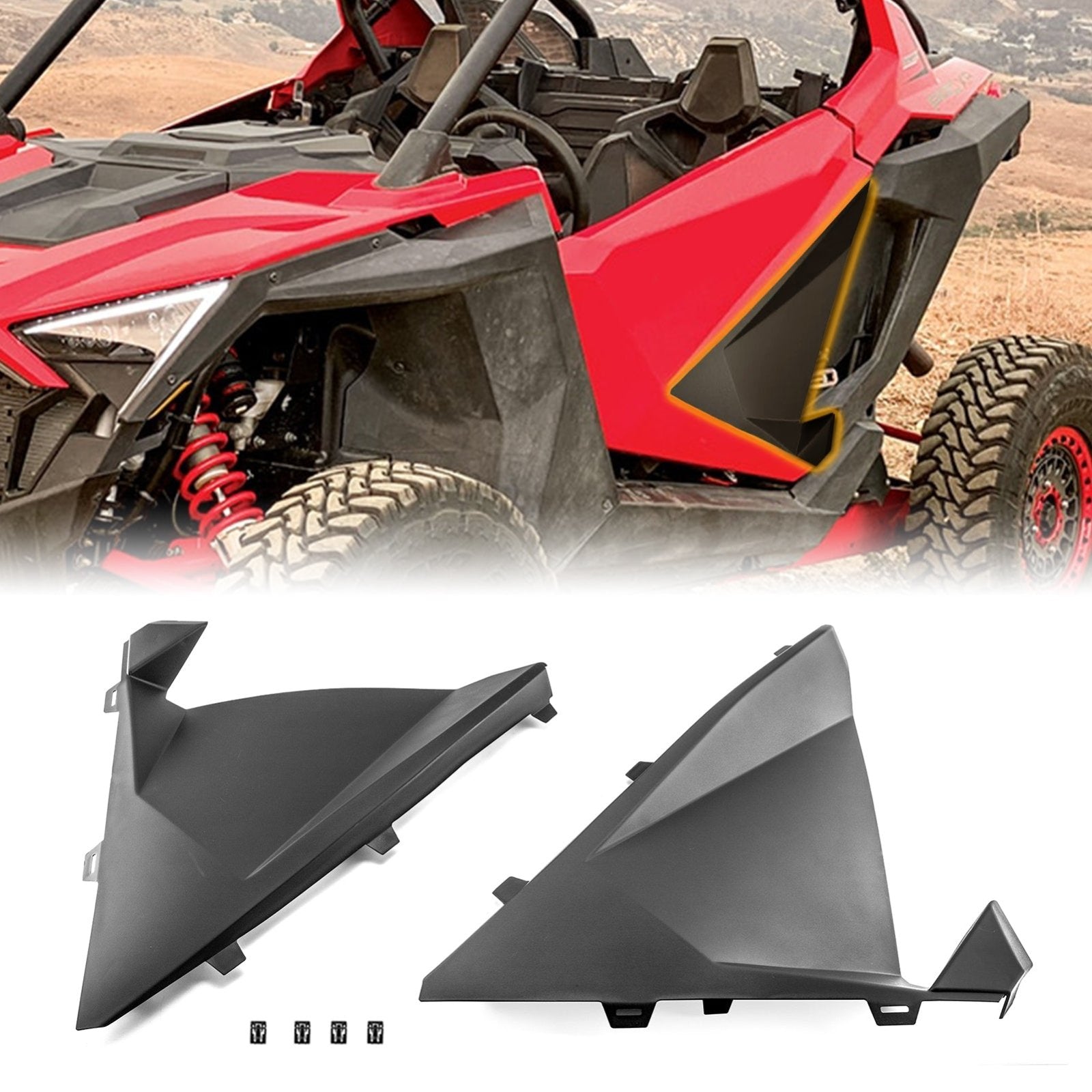 Injection Molded Lower Half Door for 2020+ Polairs RZR PRO XP TUBOR R ...