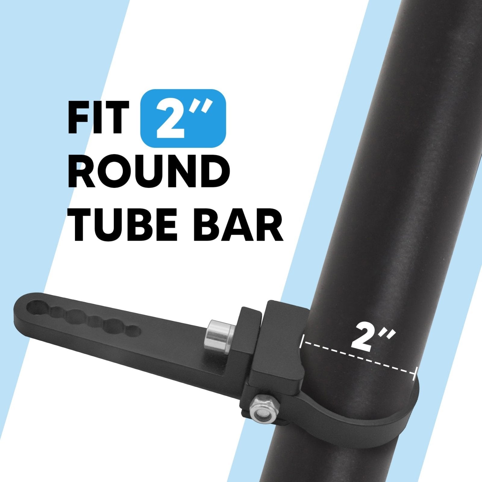 Universal Offroad Truck UTV ATV 2" Roll Bar Tube Clamp Light Bar LED P ...